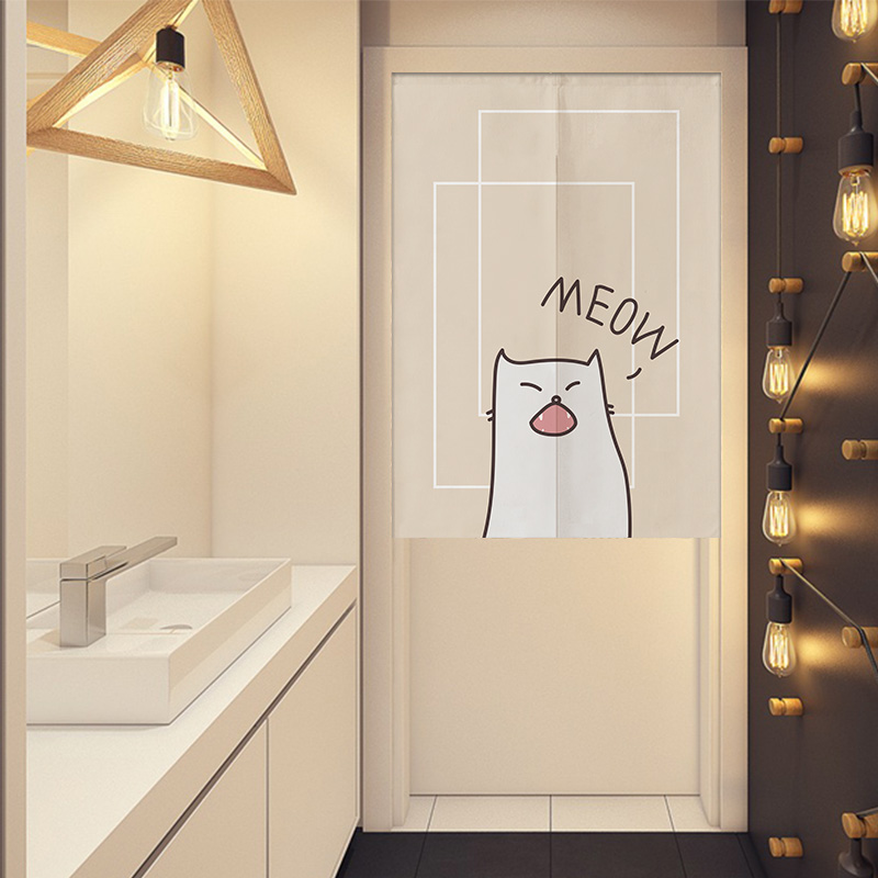 Cute cat door curtain | Curtain Manufacturers